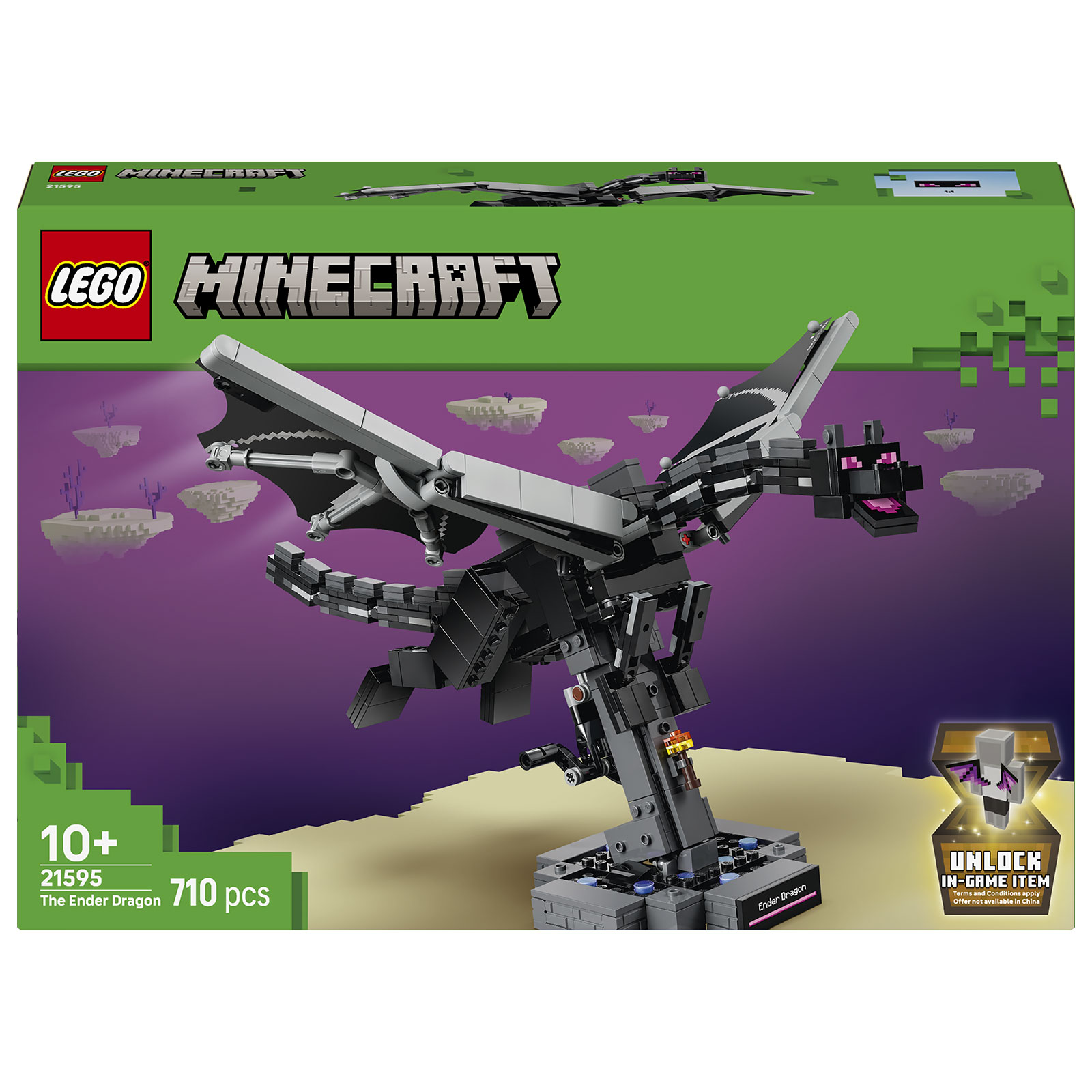 LEGO Minecraft 21595 Le Dragon de l'Ender - Lego - Rue du Commerce