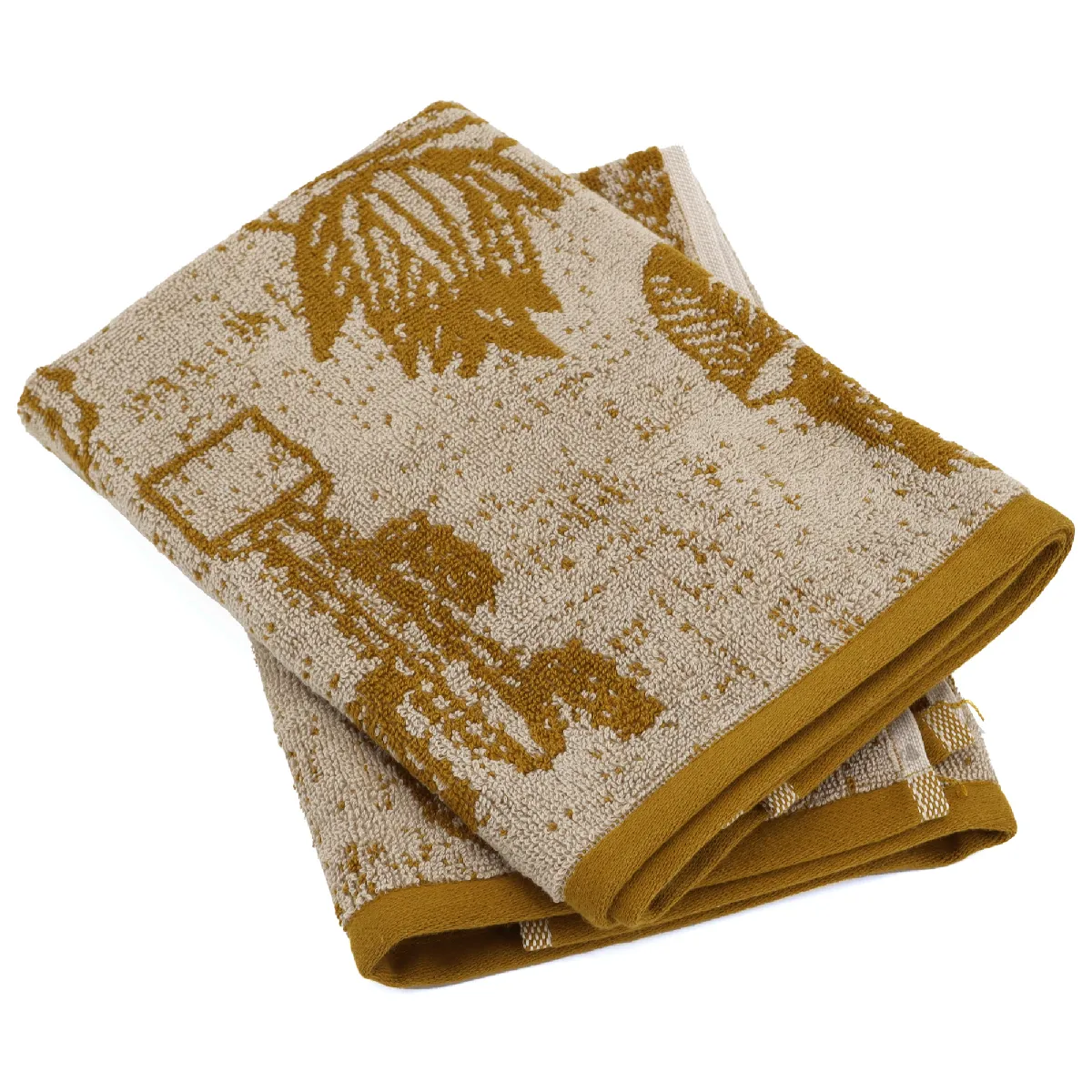 Linnea lot de 2 torchons éponge cuisine Cactus - Jaune - Serviette de ...
