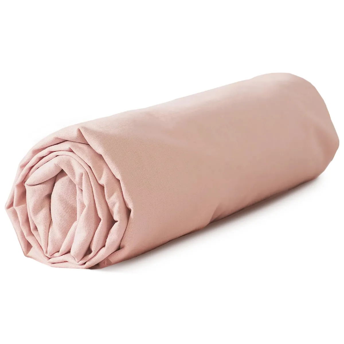 Linnea drap-housse coton lavé Lino - Rose - Drap housse - Rue du Commerce