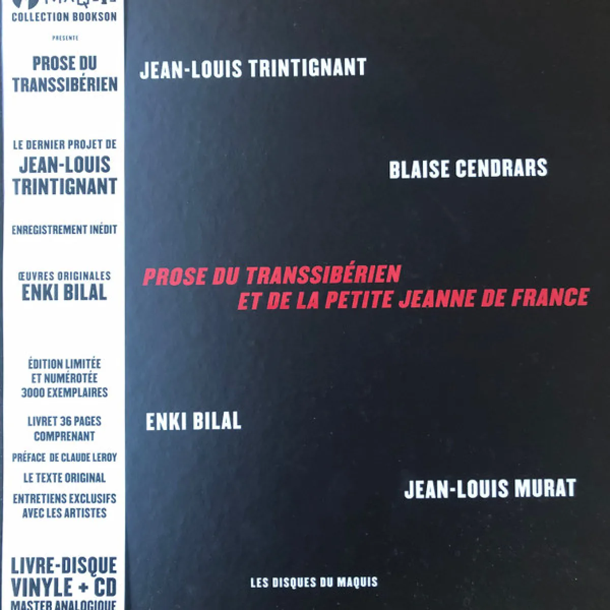 Jean-Louis Trintignant - Prose Du Transsibérien Et De La Petite Jeanne ...