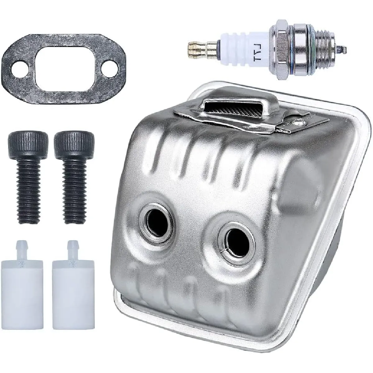 976 Kit de vis d’ensemble de silencieux Exhuast avec filtre à carburant ...