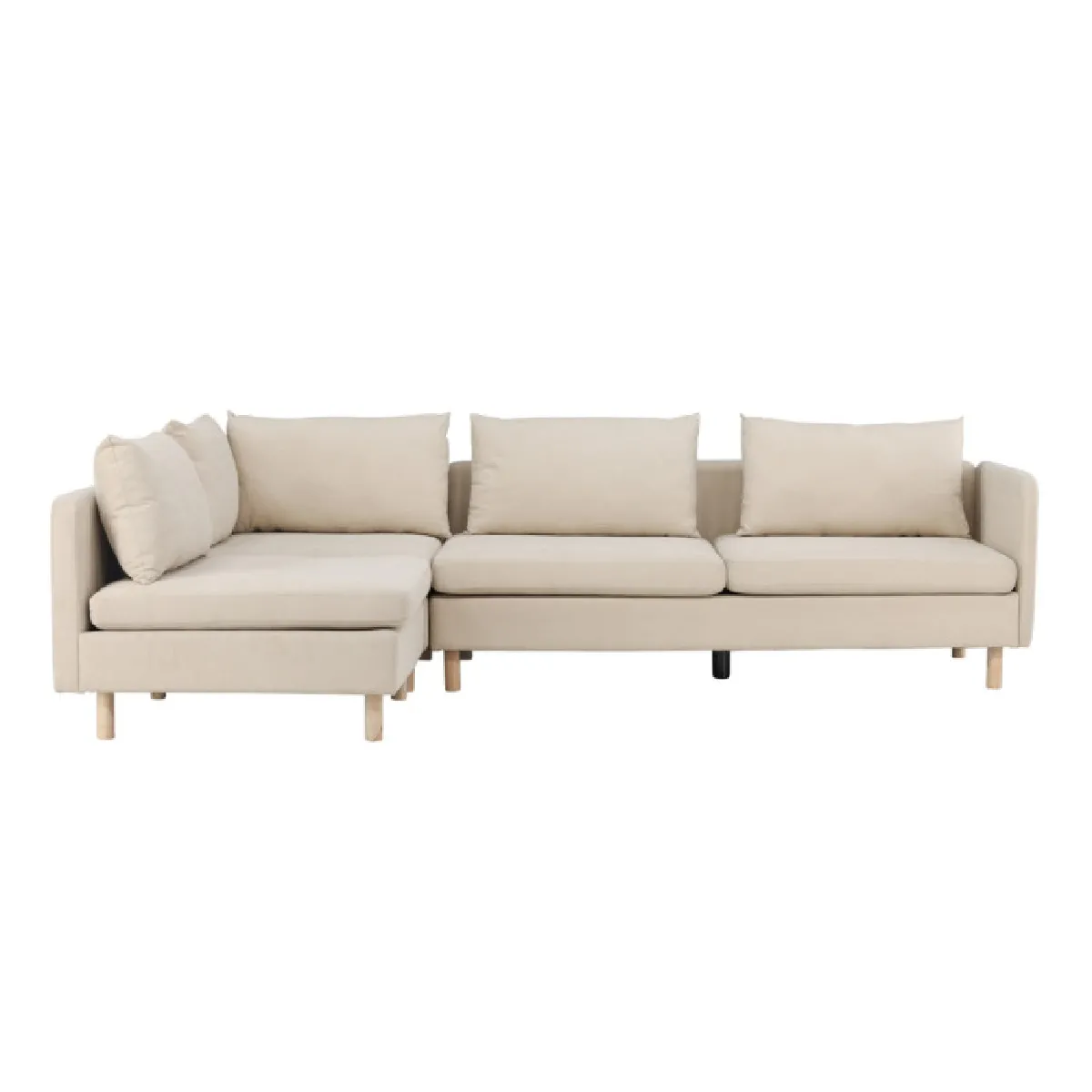 Paris Prix Canapé d'Angle Gauche Zero 295cm Beige - Canapé droit - Rue ...