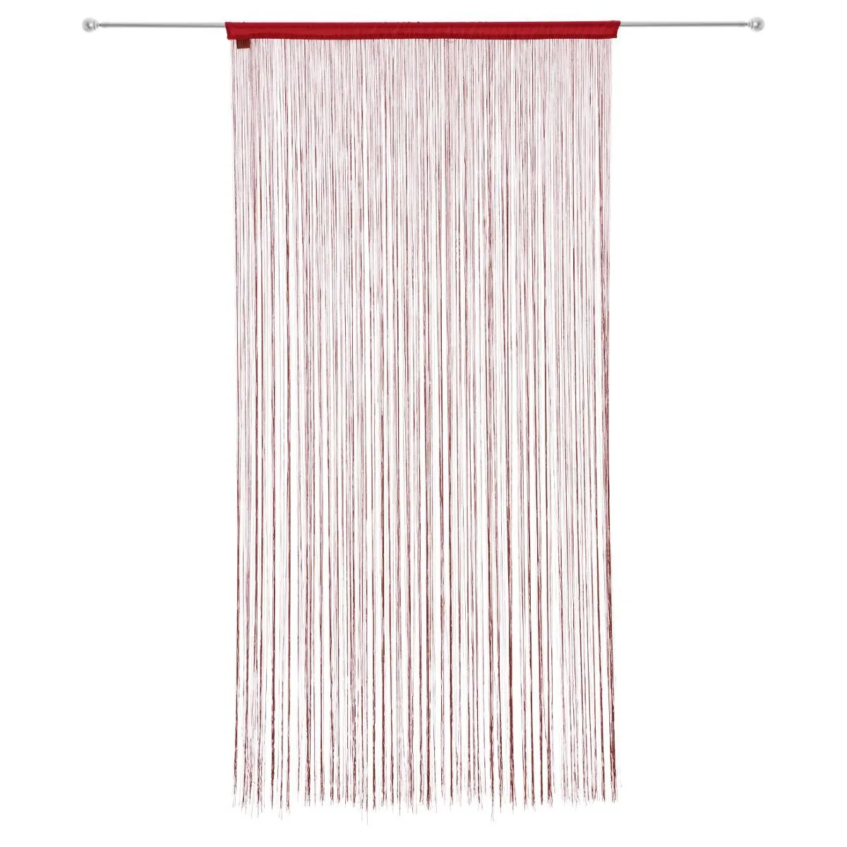 Atmosphera Rideau Fil Guopo 90x200cm Rouge - Rideau, voilage, brise ...
