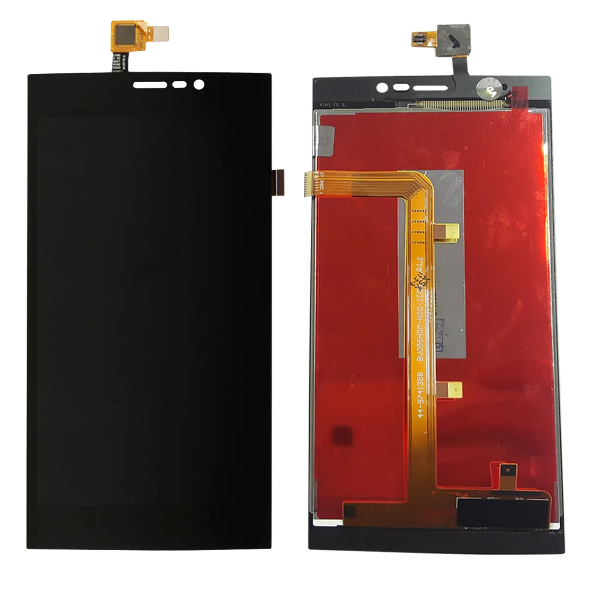 Ecran complet pour Wiko Ridge Fab 4G 5.5" noir téléphone portable vitre tactile + écran LCD ...