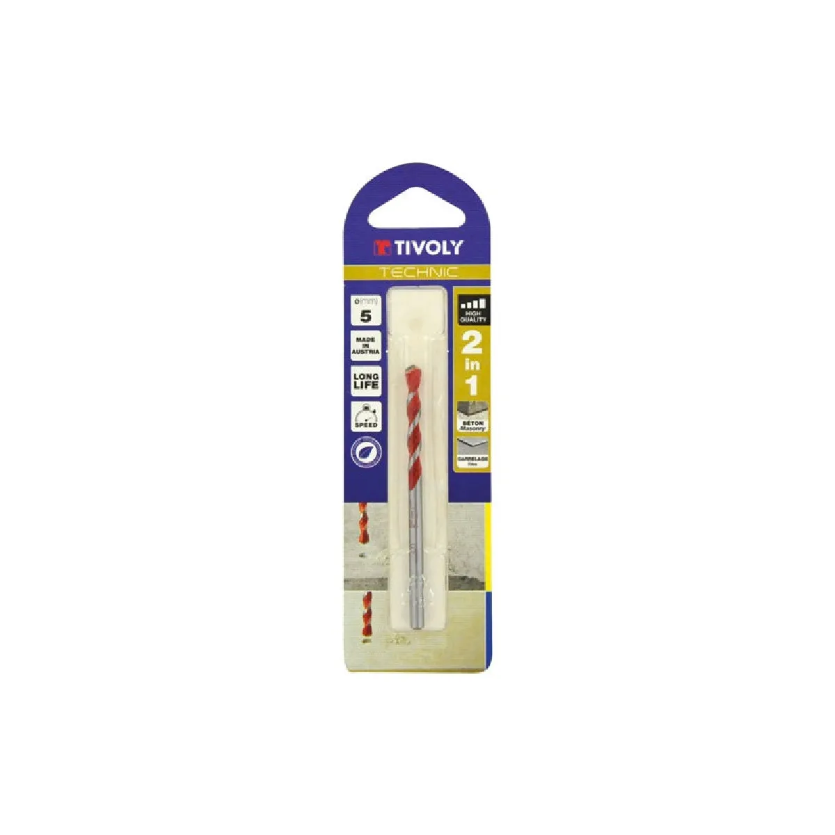 Tivoly Foret multi-matériaux - 6 mm - Accessoires vissage & perçage ...