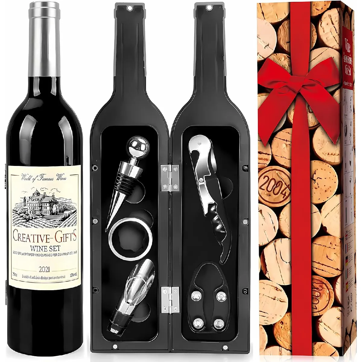 Vendos85 Kit Sommelier Complet – Coffret Accessoires Vin - Accessoire ...