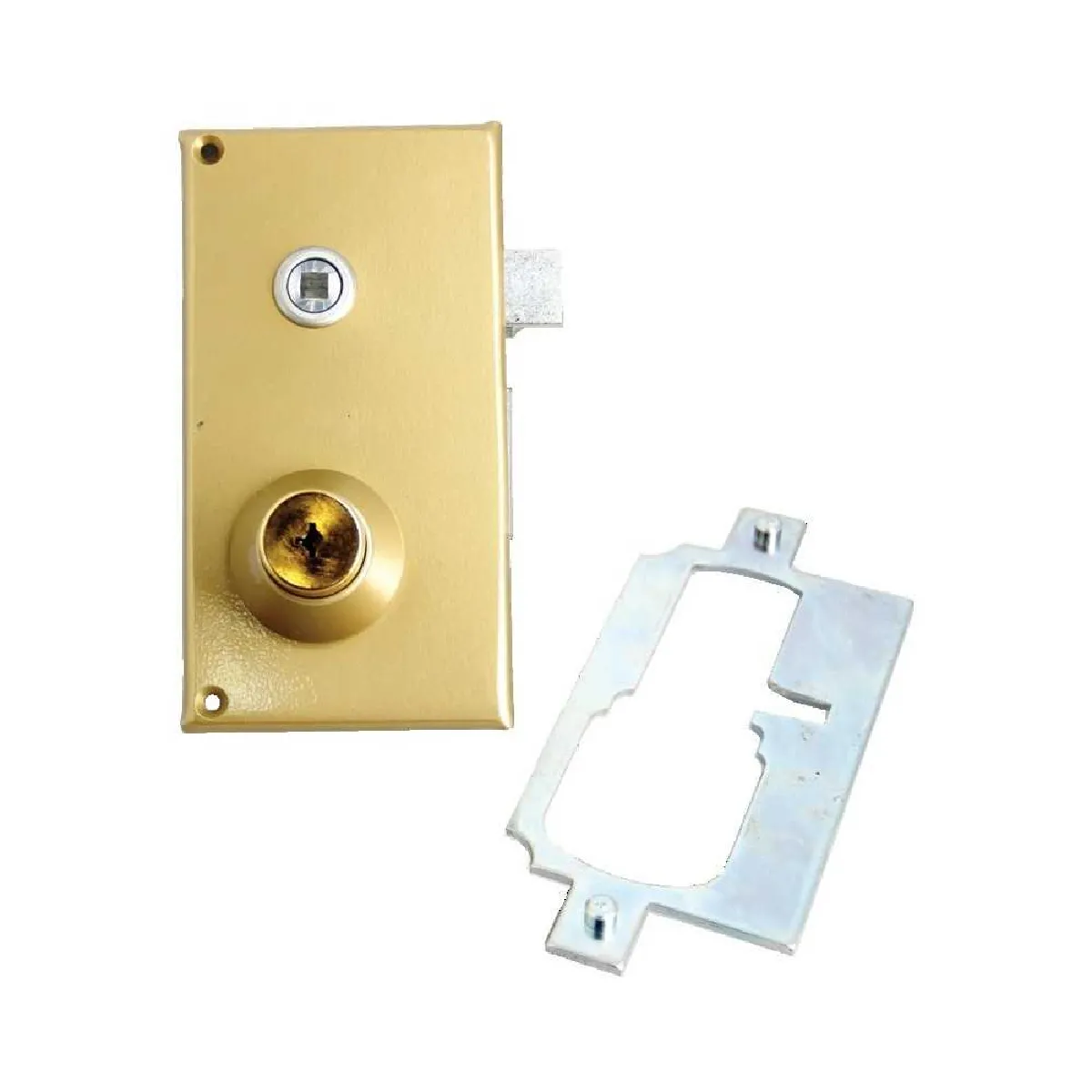 Bricard Serrure multipoints 3 points - Or - Cylindre de porte - Rue du ...
