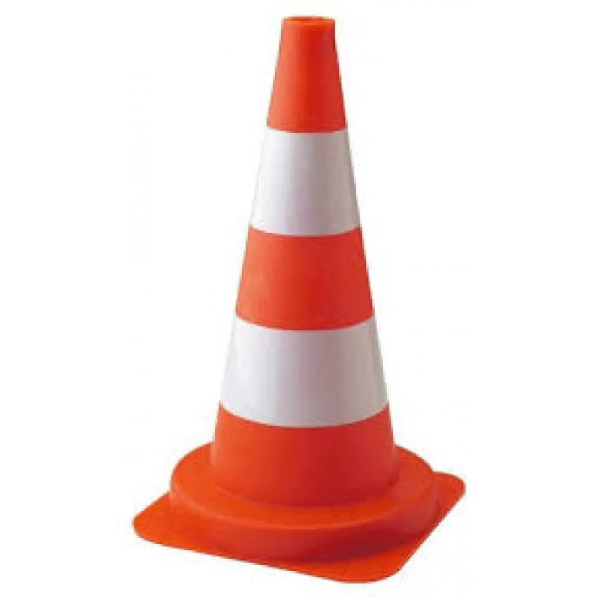 Cône en plastique fluorescente 50cm TALIAPLAST 520304 - Extincteur ...