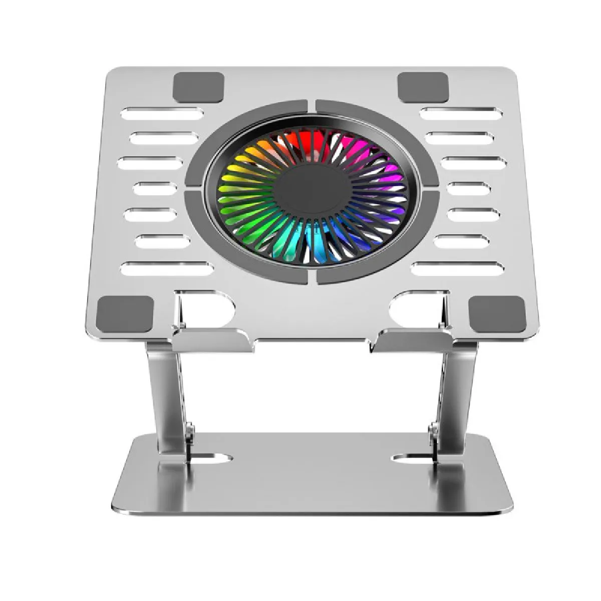 Stand moniteur Alpha Omega Players Olympe RGB Argent - Support & bras ...