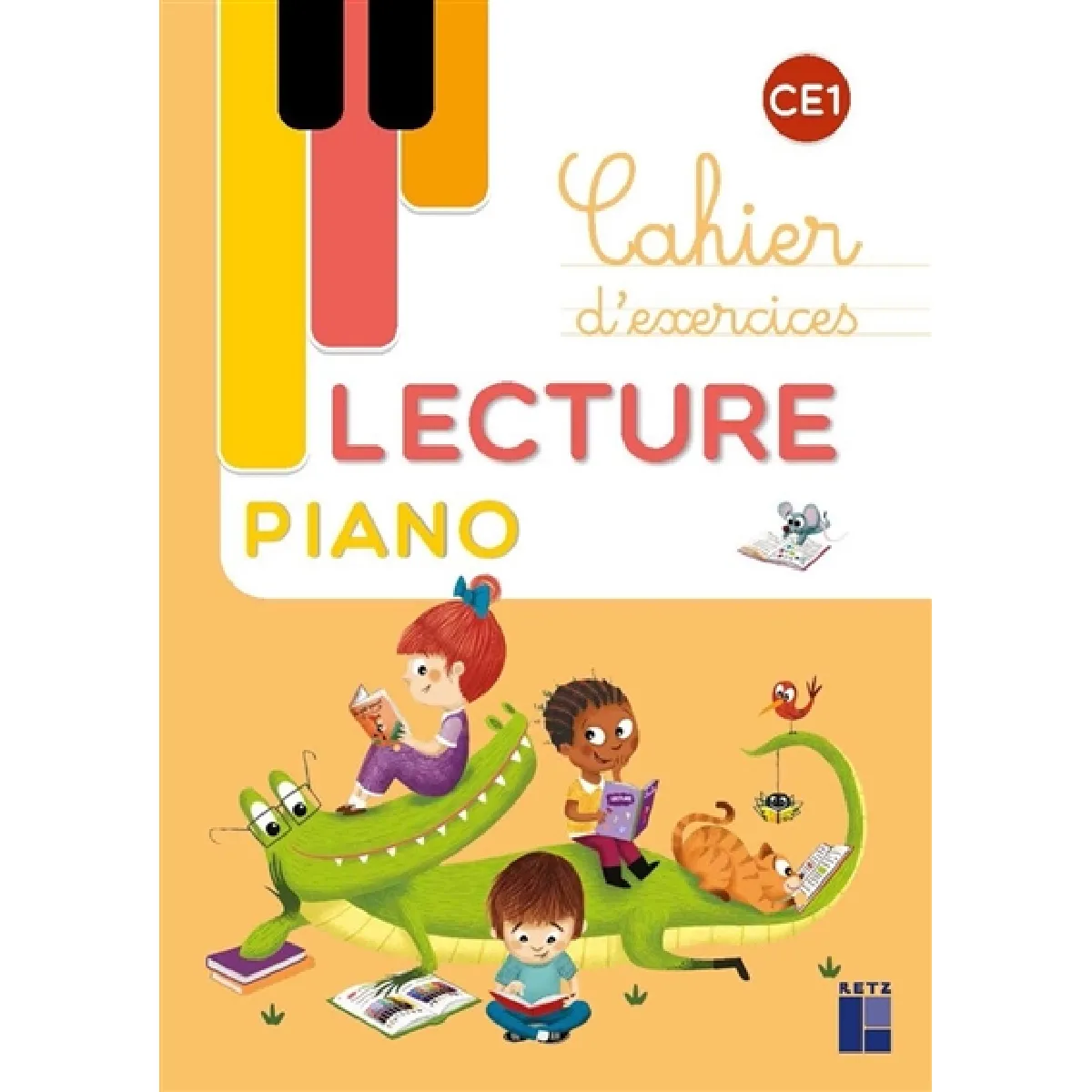 Lecture piano CE1 : cahier d'exercices - Français - Rue du Commerce
