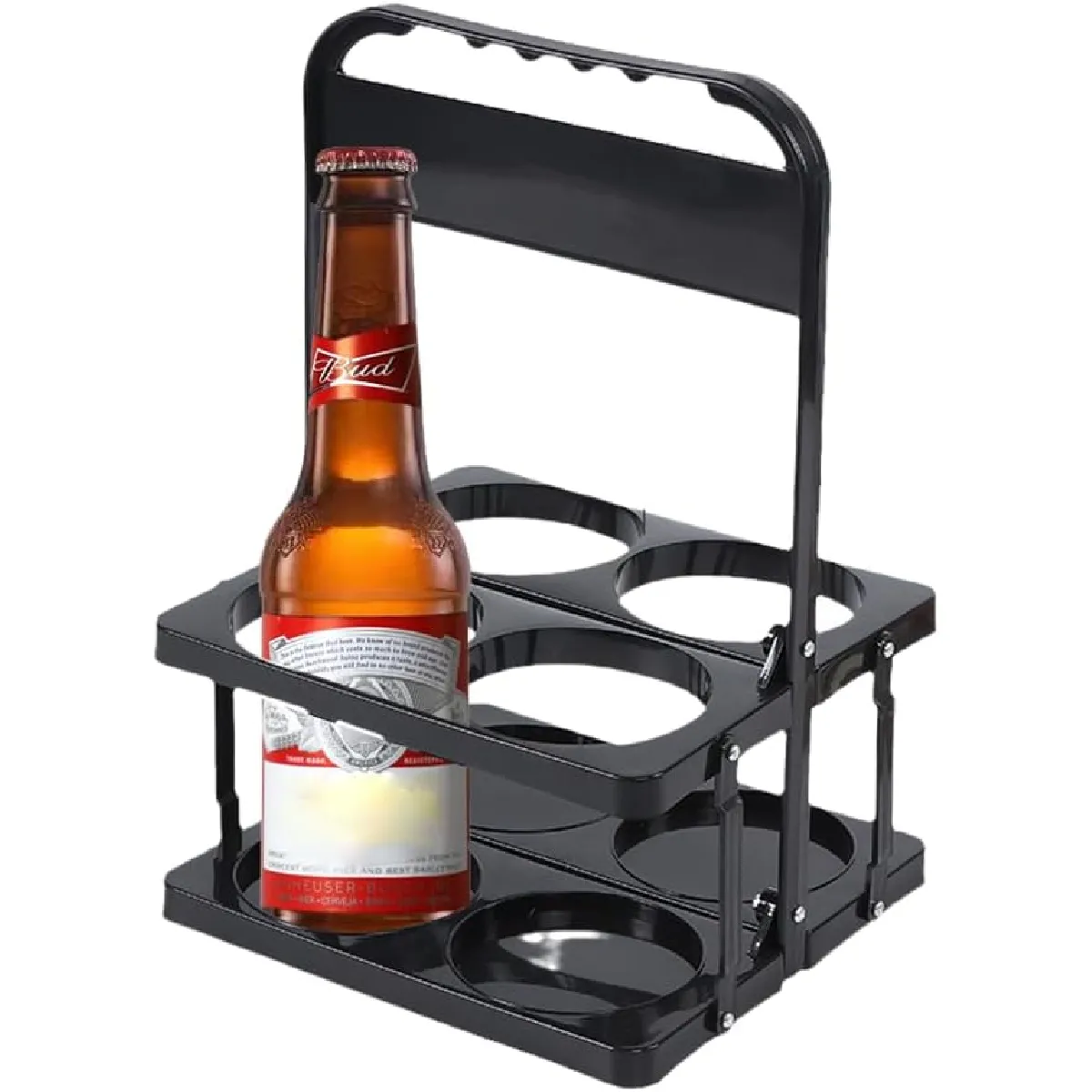 Vendos85 Porte-bouteilles pliable plastique 4 boissons - Accessoire vin ...