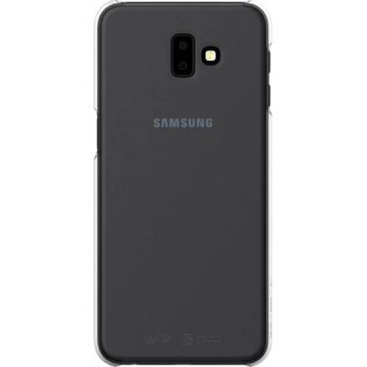 Samsung Coque Rigide Samsung WITS pour Galaxy J6 Plus Transparent ...