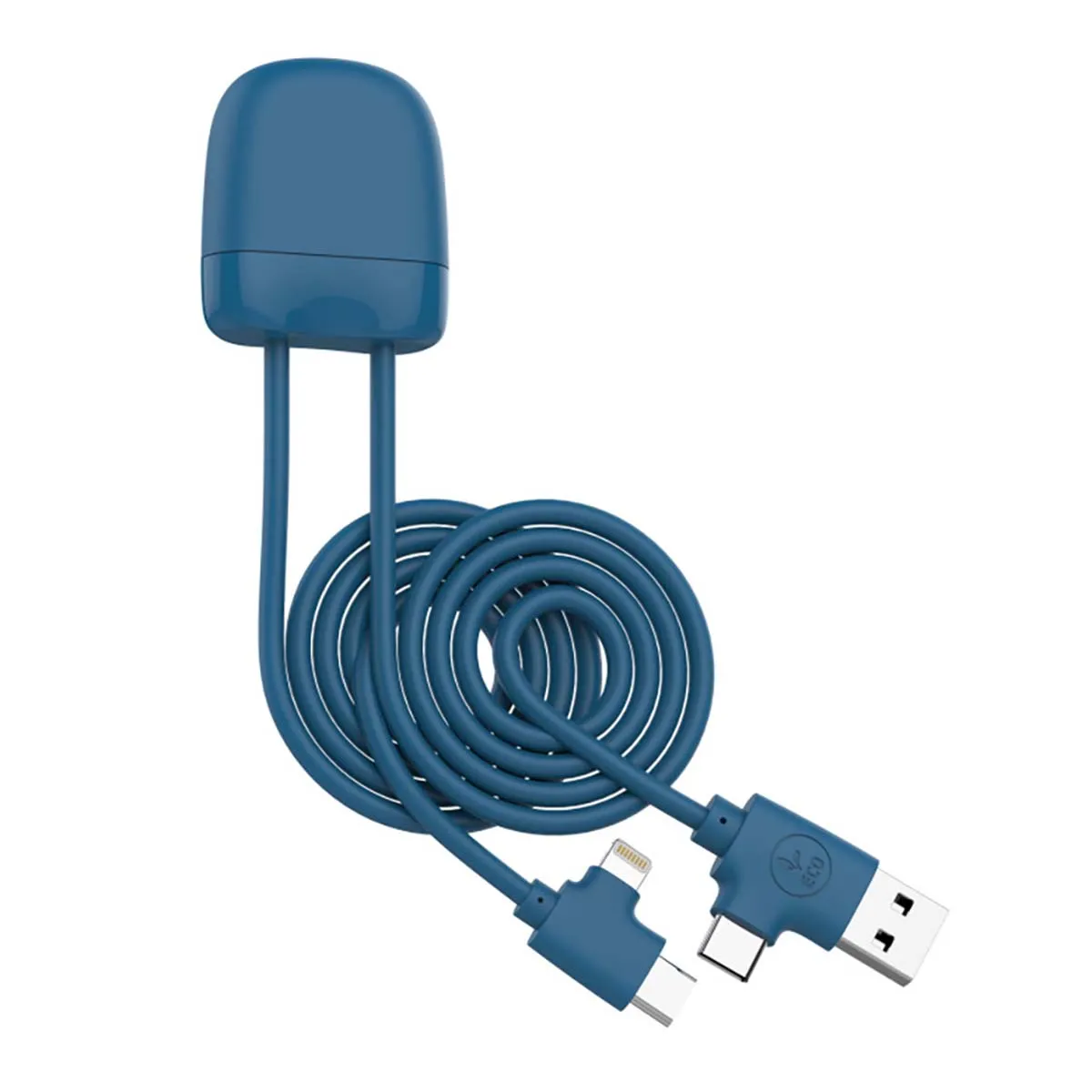 XOOPAR Câble 4 en 1 Ice-C Ecoresponsable USB A, USB C / USB C ...