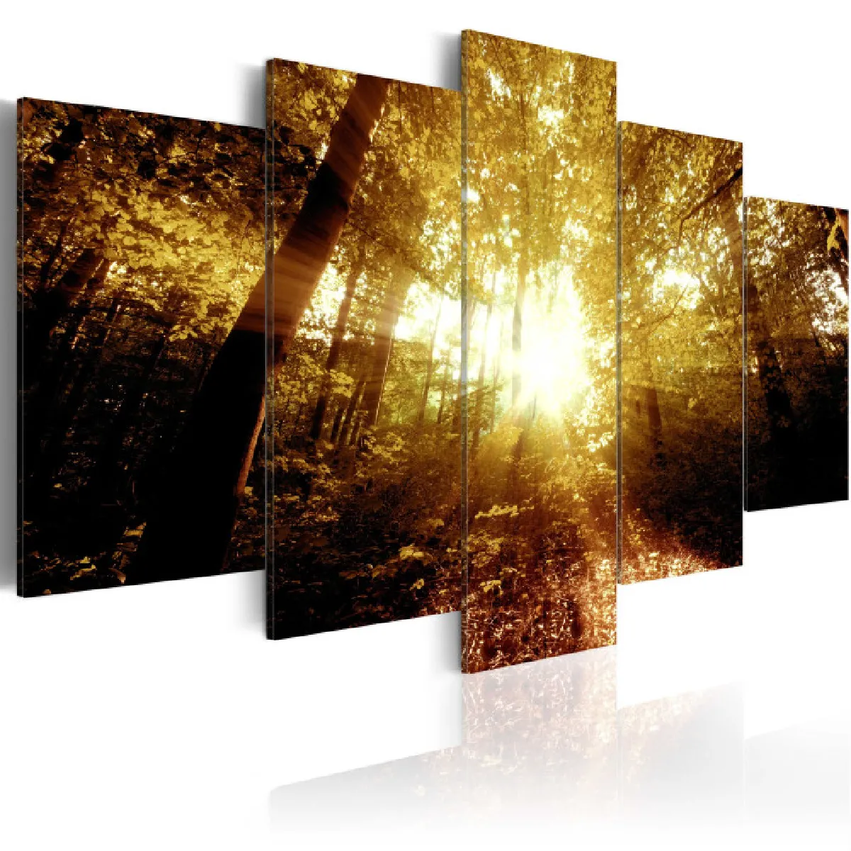 Paris Prix Tableau Imprimé Forêt D'automne 50 x 100 cm - Tableau ...