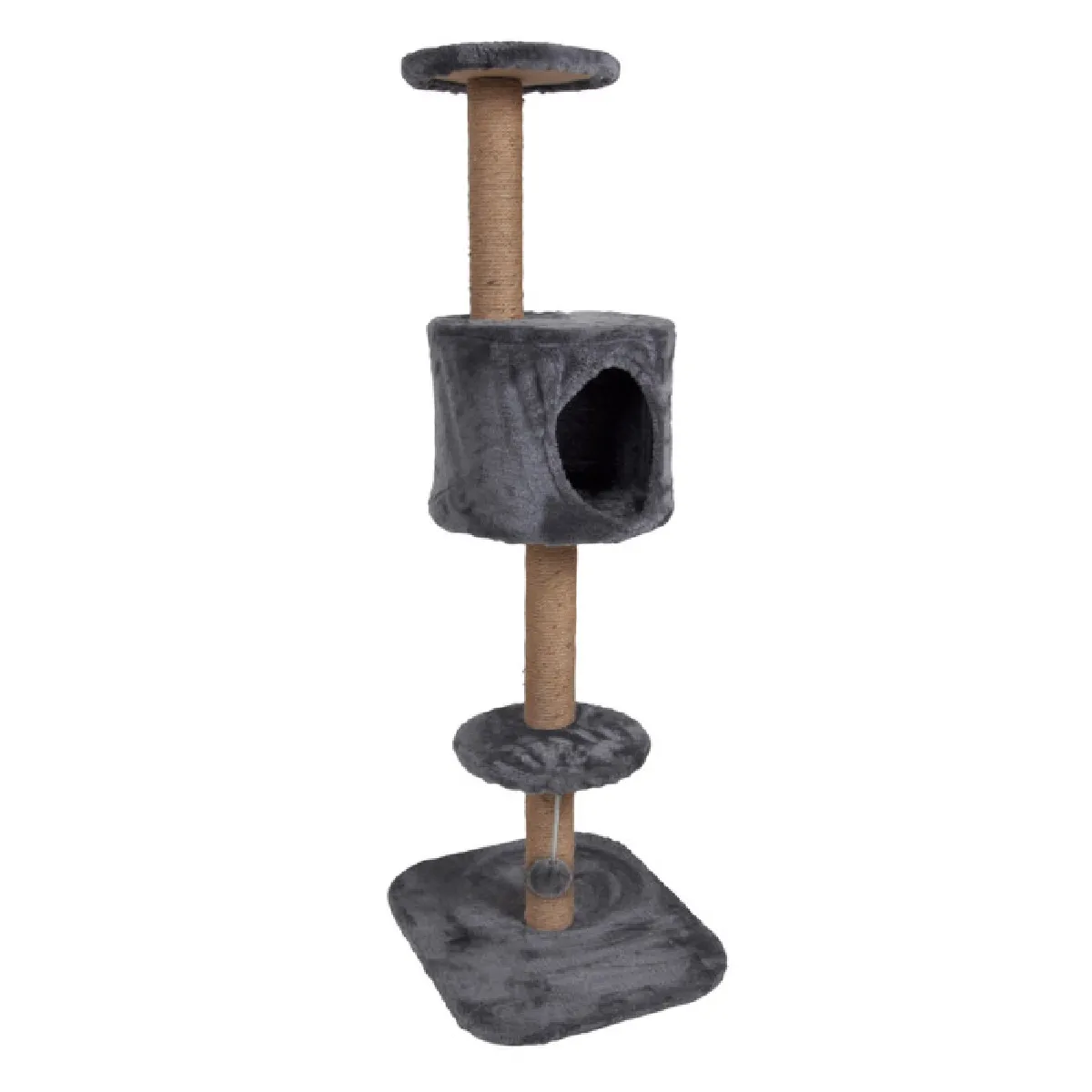 Paris Prix Arbre à Chat 6 Positions en 1 118cm Anthracite - Arbre à ...