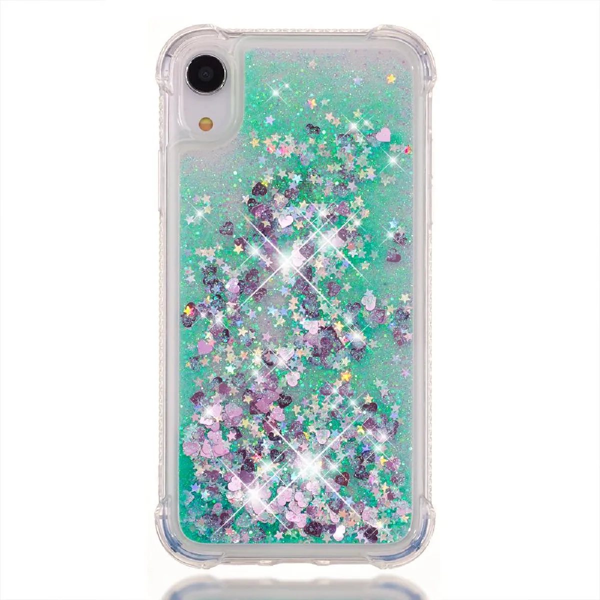 IPhone XR de Étui Pour de téléphone Liquide clair qui s'adule TPU ...