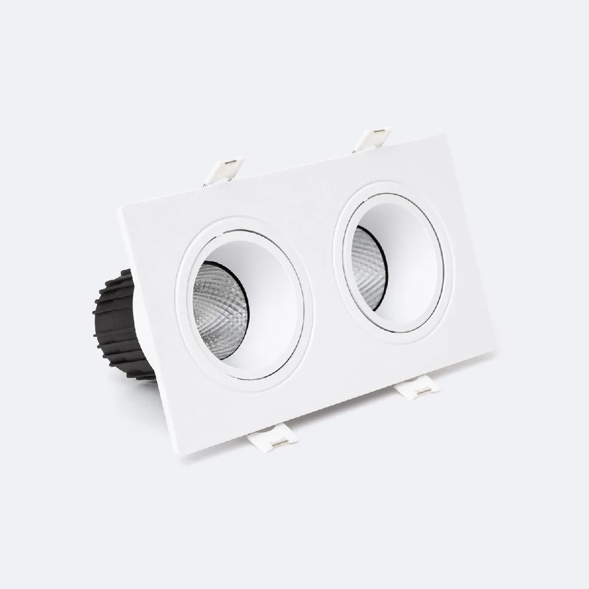 Ledkia Downlight Carré Inclinable LED 18W Dimmable Coupe 75x155 mm ...