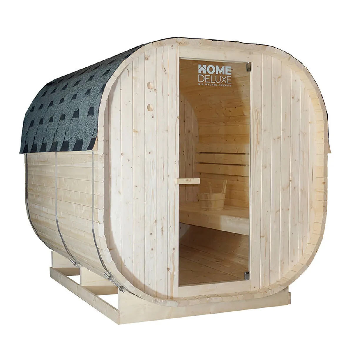 Home Deluxe - Sauna d'extérieur CUBE | Taille : XL - Sauna & hammam ...