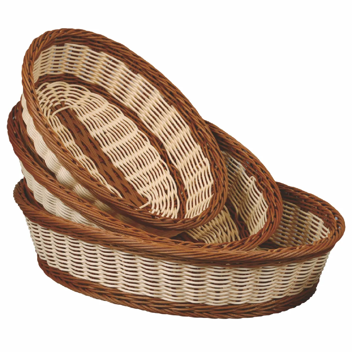 Corbeille à Pain Ovale Bicolore 30 x 23,5 cm - Pujadas - Corbeille à ...