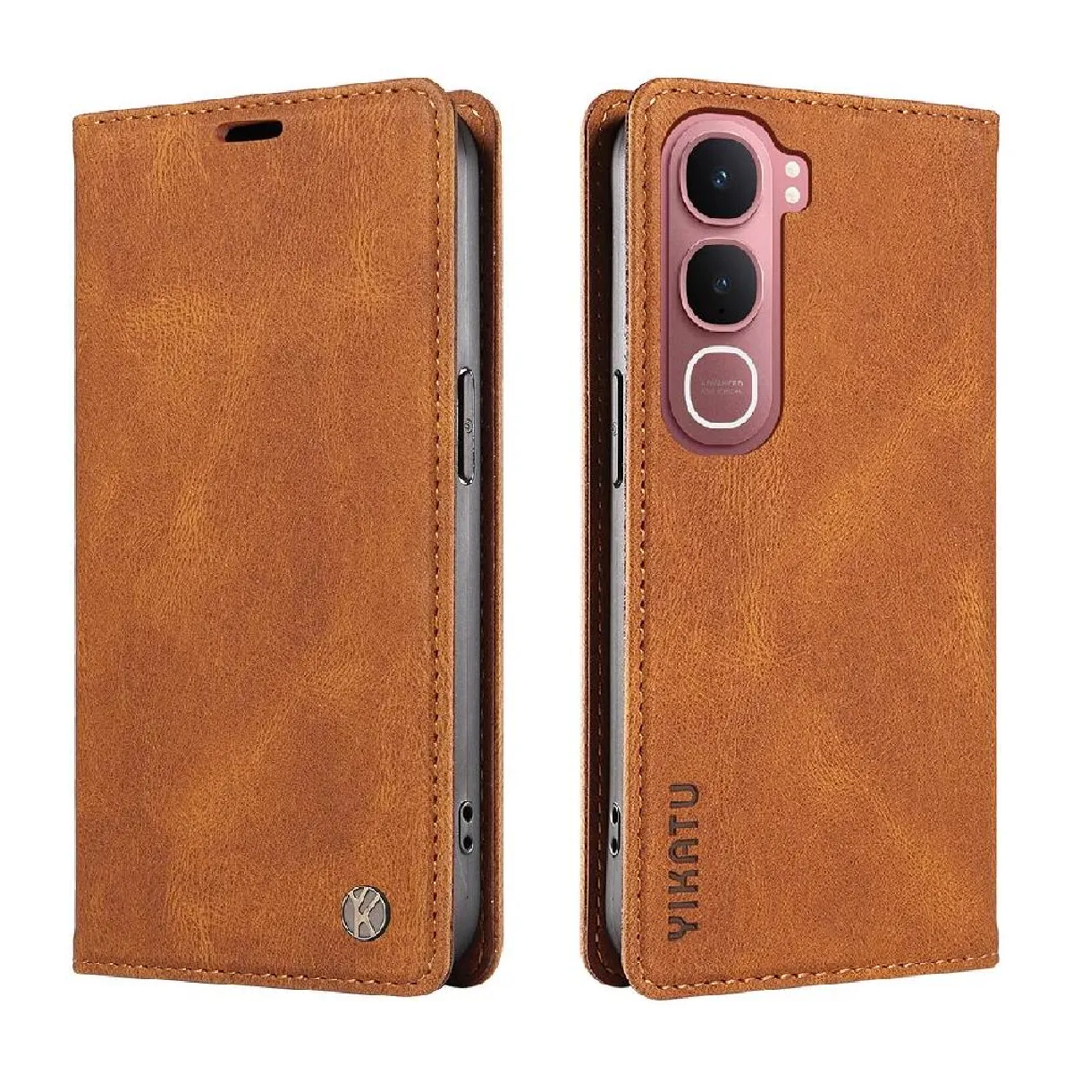 Compatible avec le cas de VIVO Y21D Peau-friendly Couleur solide Étui ...