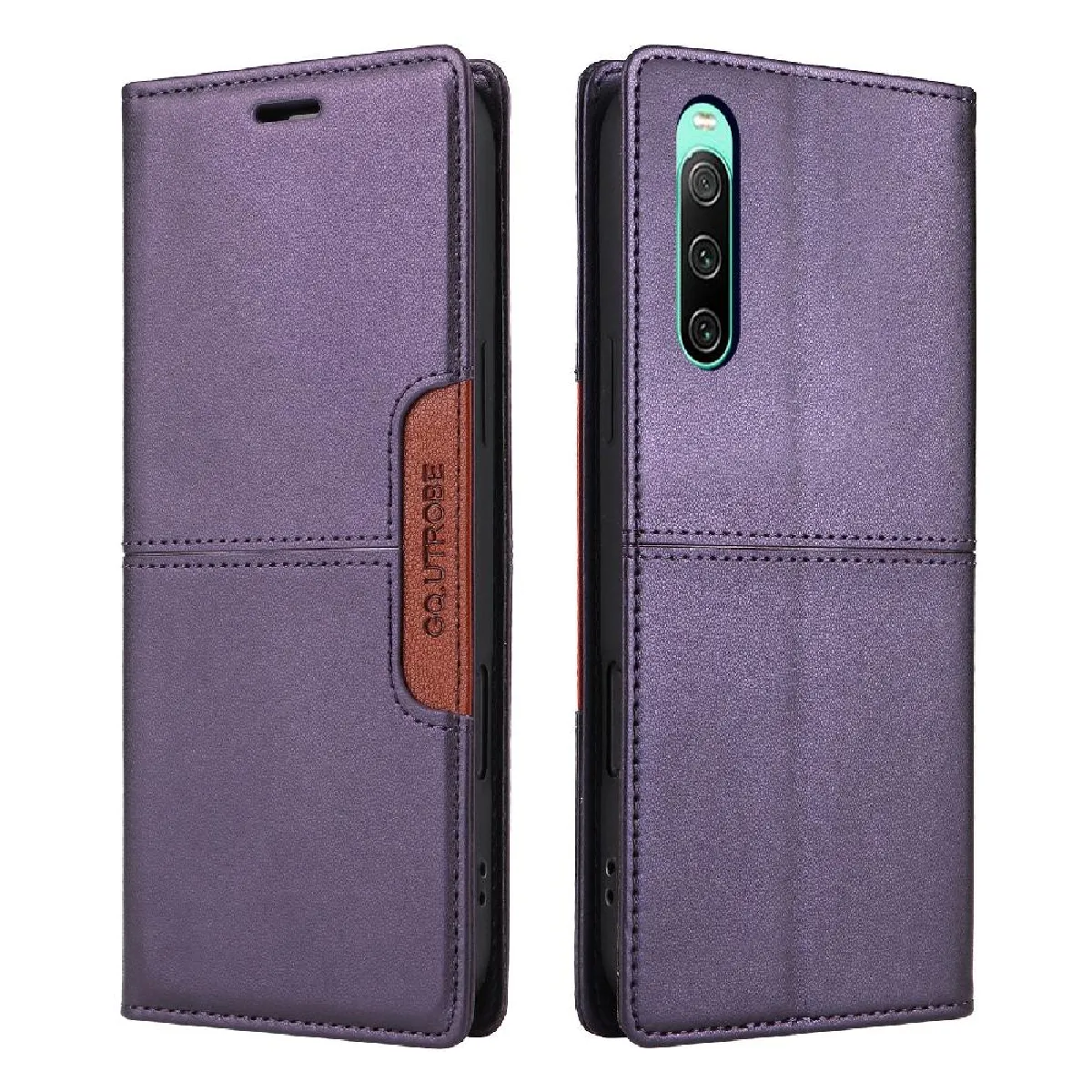 Étui Pour rabattu Sony Xperia 10 IV Portefeuille Blocage RFID Antichoc ...