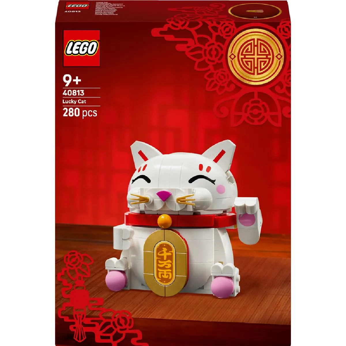 40813 Chat Porte-Bonheur LEGO Icons - Set de 280 pièces - Lego - Rue du ...