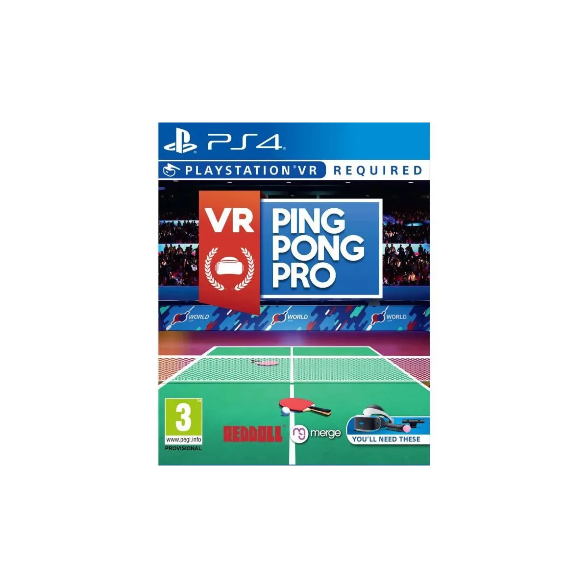 Just for Games VR Ping Pong Pro - PS4 VR - Jeux PS4 - Rue du Commerce