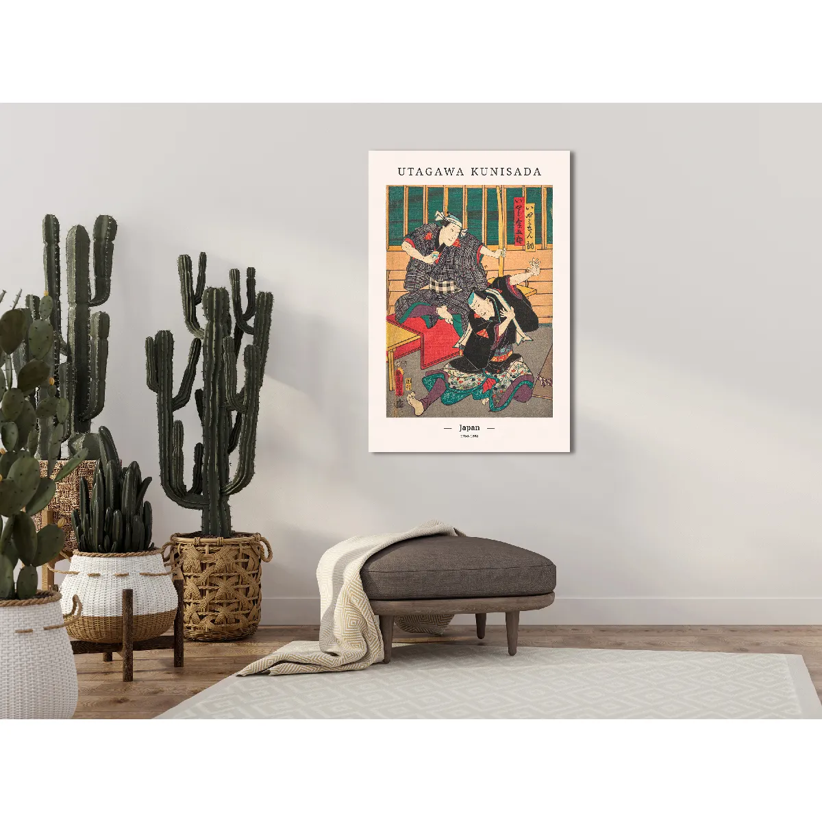 Artgeist Tableau Japanese Woodcut 80x120 - Tableau & peinture - Rue du ...