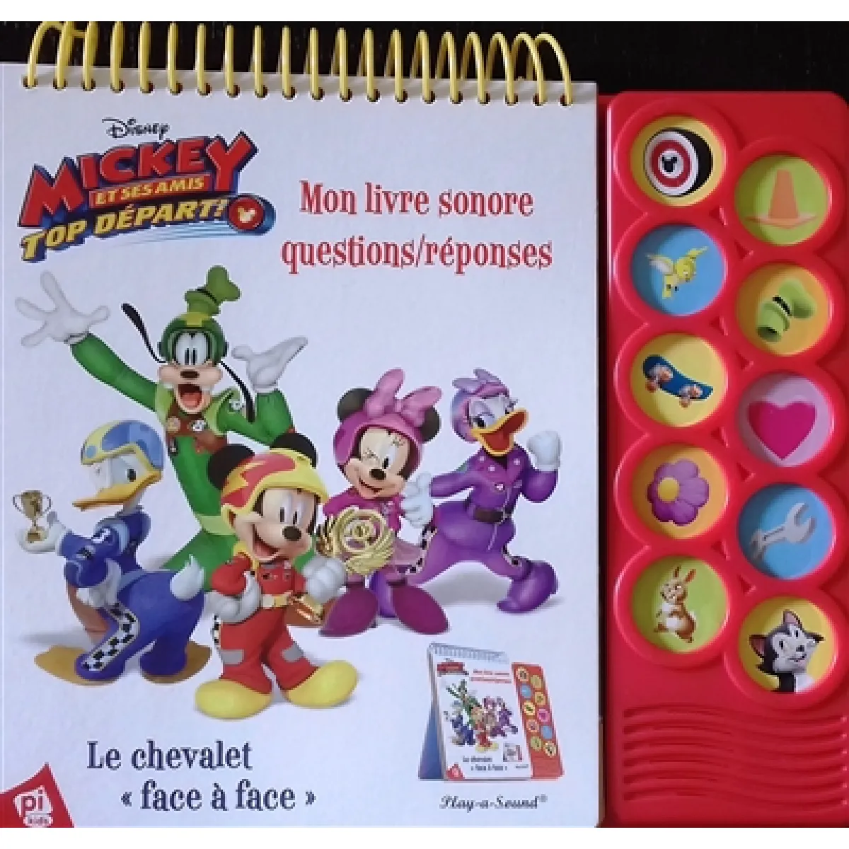 Mickey et ses amis, top départ ! : mon livre sonore questions-réponses ...