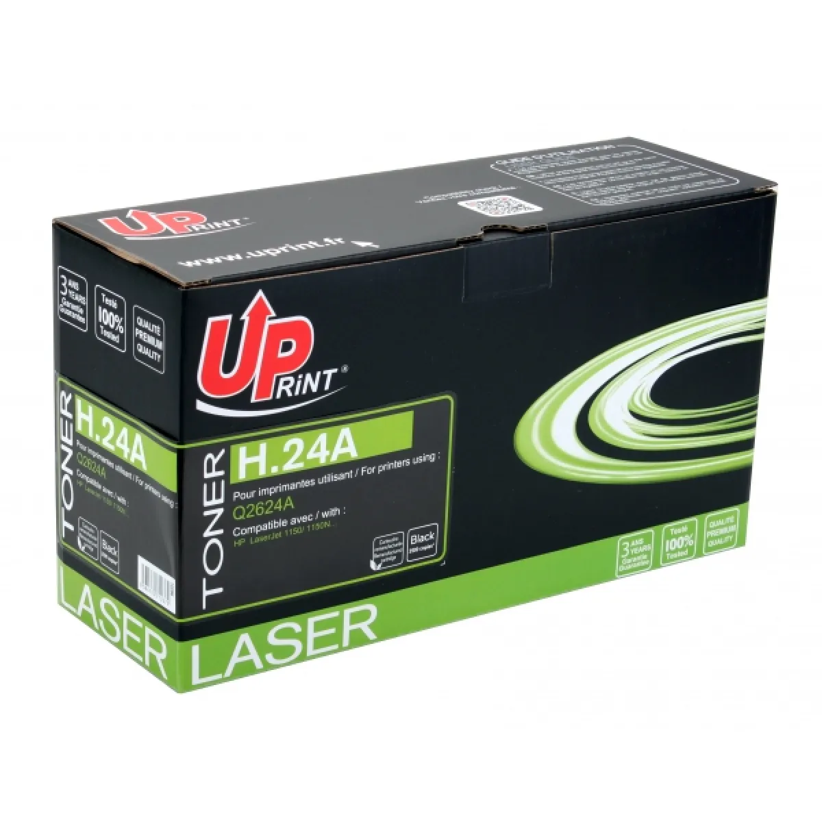 UPrint HP Compatible 24A - Noir - Toner - Rue du Commerce