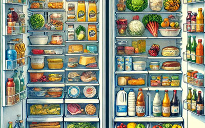 Comment bien ranger son frigo à froid ventilé