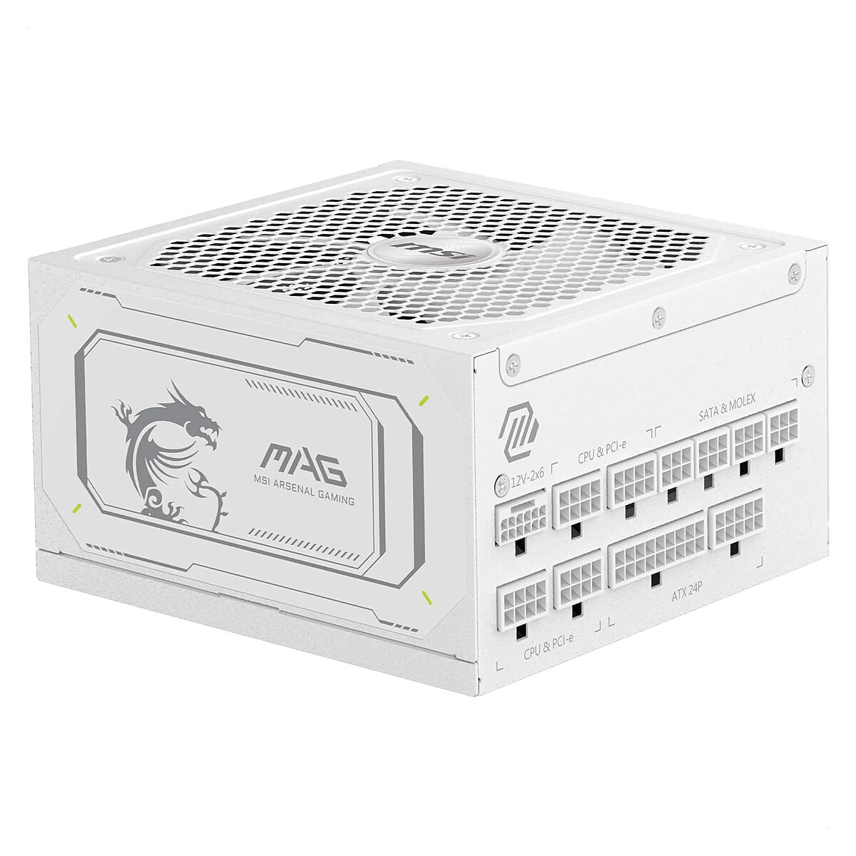 MSI MAG A1000GL PCIE5 (Blanc) - Alimentation PC - Rue du Commerce