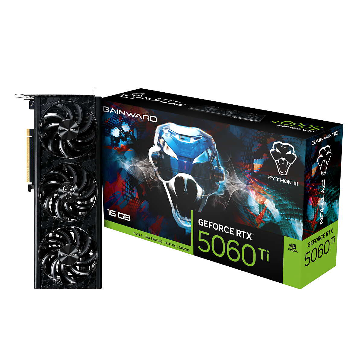Gainward GeForce RTX 5060 Ti Python III 16GB - Carte graphique - Rue du ...