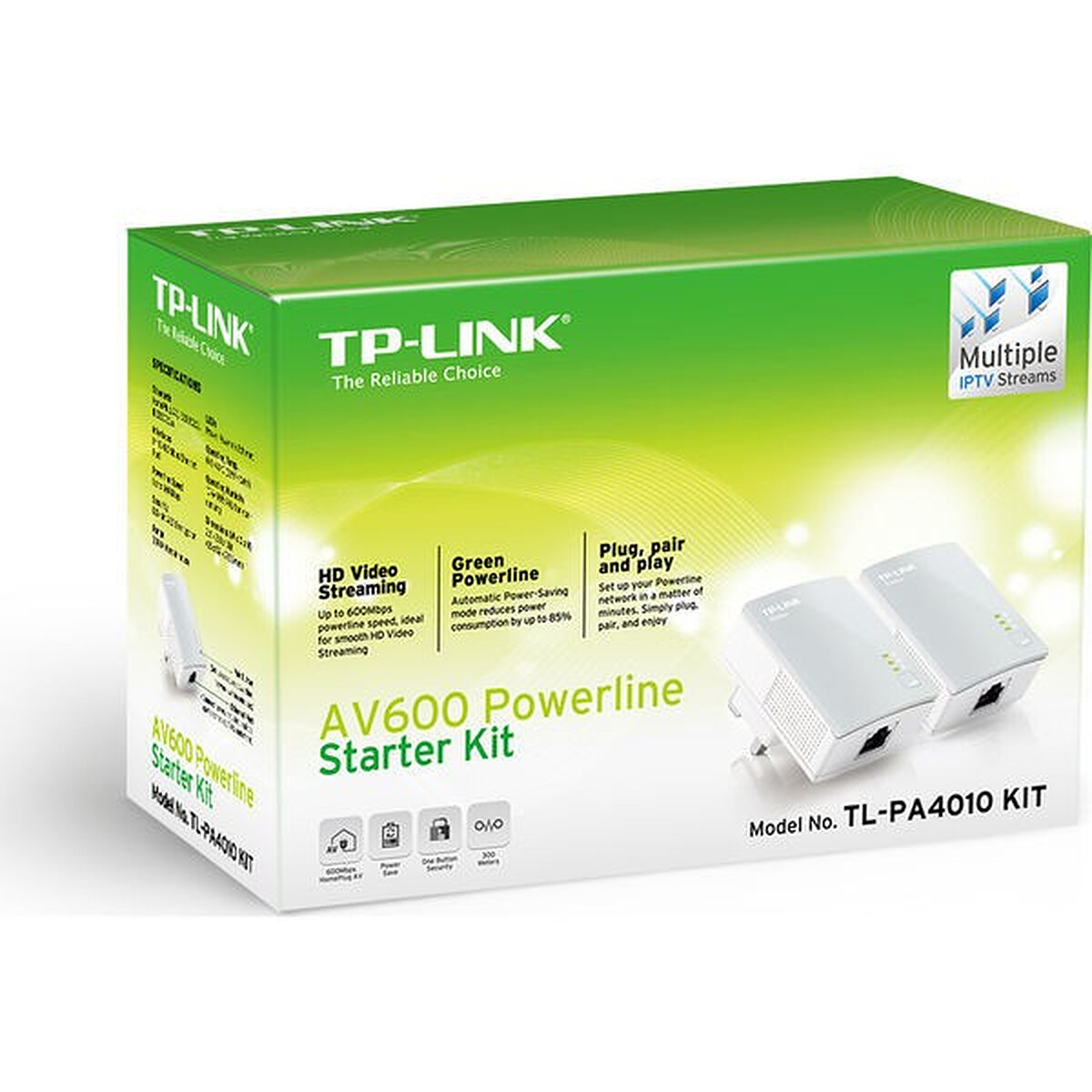TP-LINK TL-PA4010 KIT - 600 Mbits/s - CPL - Rue du Commerce
