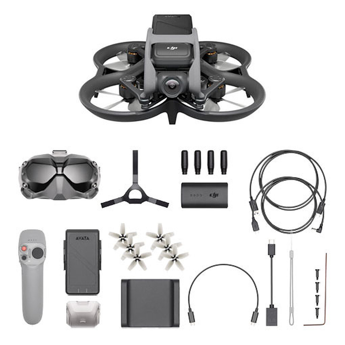 DJI AVATA ET CASQUE DJI FPV V2 FLY SMART COMBO - Extérieur - Drone ...
