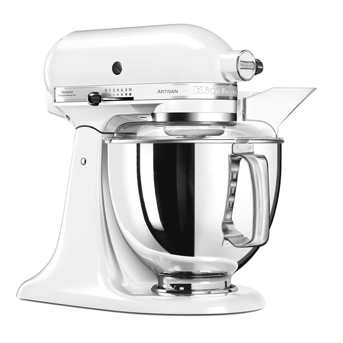 Kitchenaid Robot pâtissier artisan multifonction 5KSM175PSEMS – Blanc ...