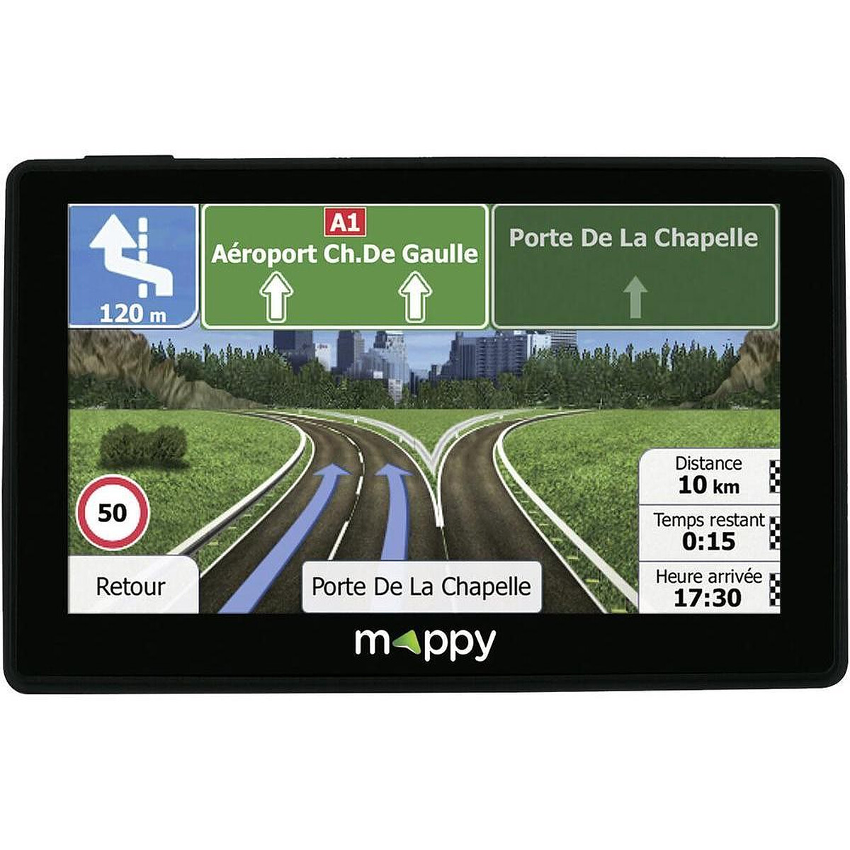 Mappy GPS ultiX585 Camp Europe - Noir - GPS - Rue du Commerce