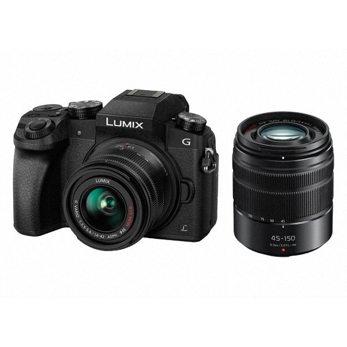 Panasonic Appareil photo hybride - Lumix G7 14-42 et 45-150 - Appareil ...