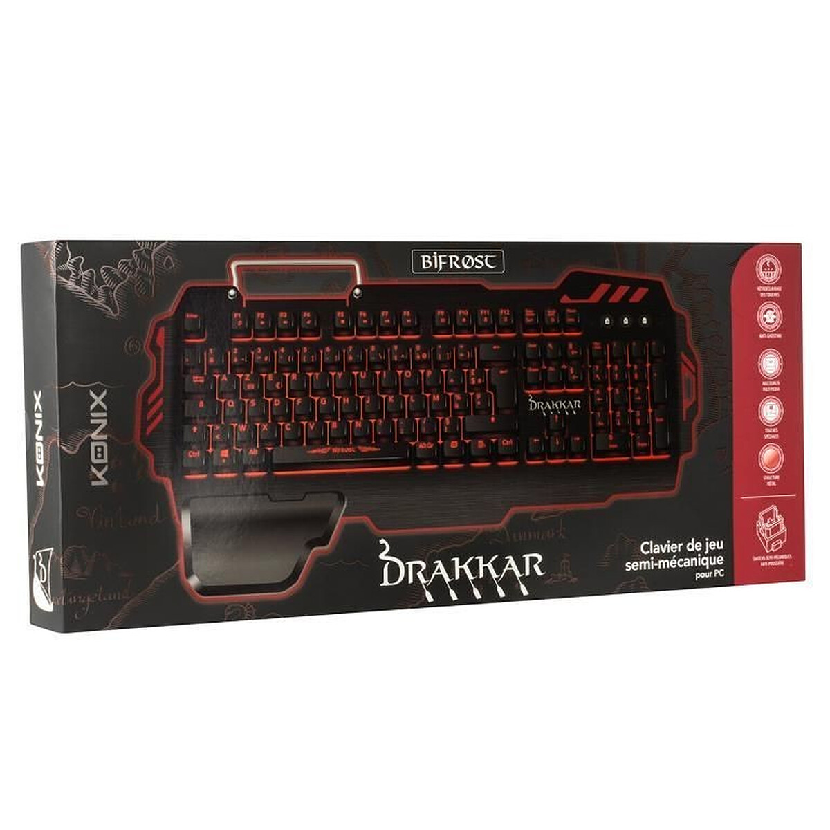 Konix Drakkar - Bifrost - Semi-mécanique - Clavier - Rue du Commerce