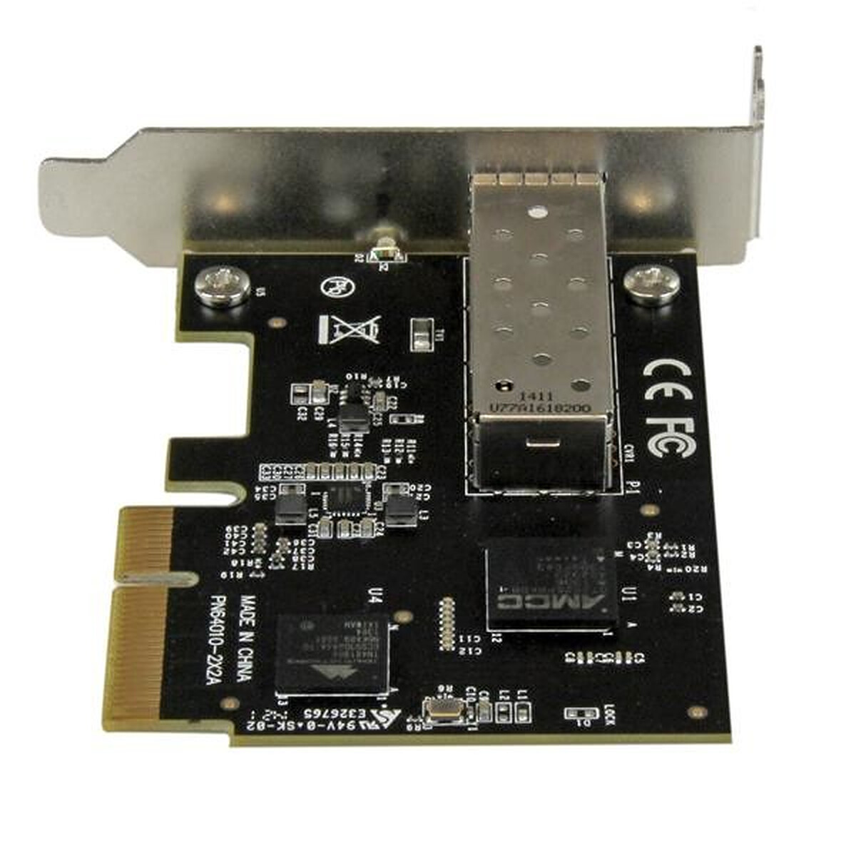 StarTech.com Carte réseau PCI Express à 1 port fibre optique 10 Gigabit Ethernet avec SFP+ ...