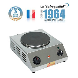 Réchaud Electrique Professionnel - 1 plaque - Diamètre 220 mm - Sofraca ...