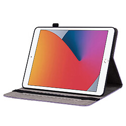 Étui pour tablette iPad 10.2 2019/2020/2021 , cuir gaufré, motif ...