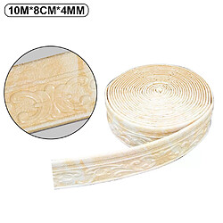 General Rouleau de 10 mètres de stickers muraux 3D DIY pour plinthes ...