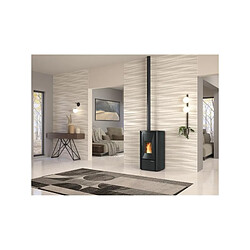 Ss Marque 1292400-POELE A GRANULES - LINA TOP - NOIR NORDICA EXTRAFLAME ...