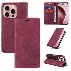 Étui Pour iPhone 16 Pro Max Protecteur Portefeuille Folio Magnétique ...