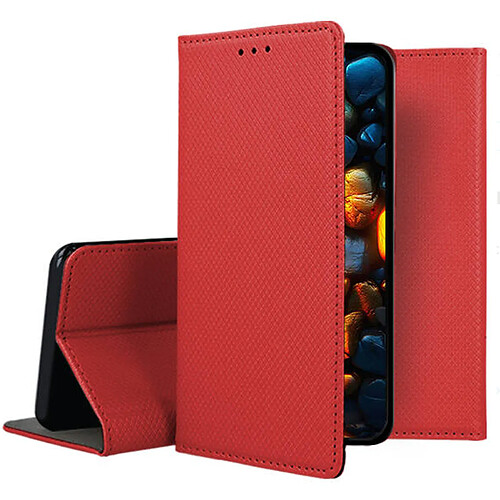 Htdmobiles HTD Mobiles Housse Samsung A55 5G - Rouge Magnet - Coque ...