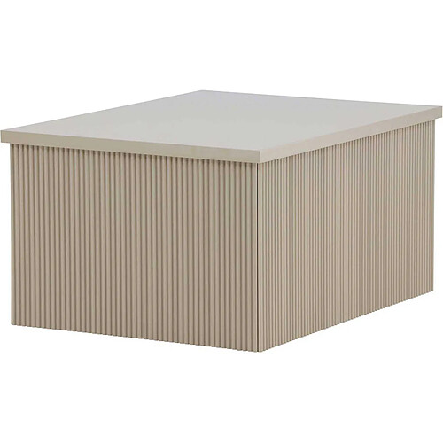 Venture Home Table basse beige Lenox 80 x 60 x 40 cm. - Table basse ...