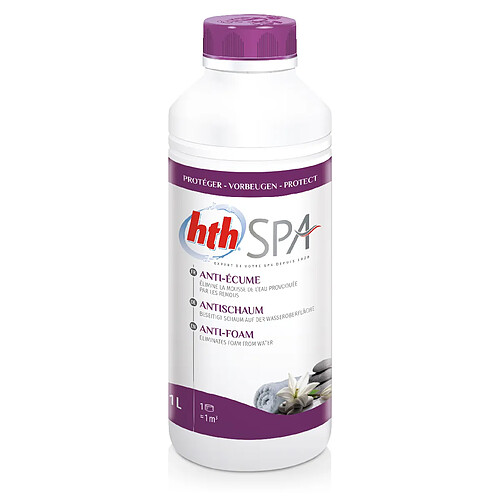 1 L - hth® Spa ANTI MOUSSE - Prévention de la mousse pour spas et bains ...