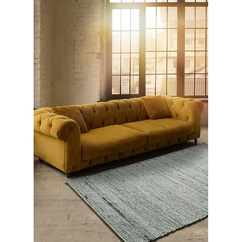 ATTICGO Tapis uni MAYA BLANCO blanc 80x150 cm - Tapis - Rue du Commerce