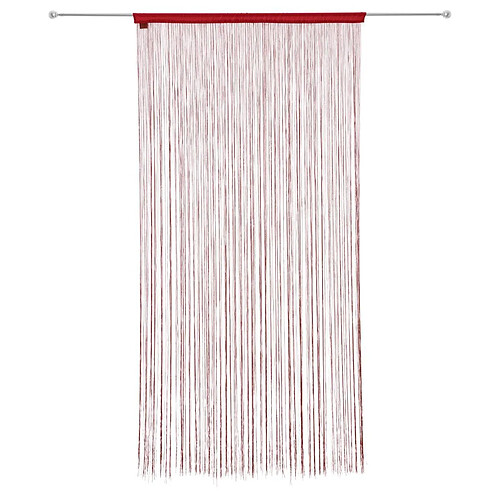 Atmosphera Rideau Fil Guopo 90x200cm Rouge - Rideau, voilage, brise ...